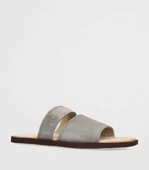 Brunello Cucinelli Leather Slides