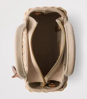 Prada Small Wicker Top-handle Bag