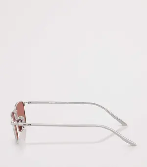 Prada Metal Pillow Sunglasses