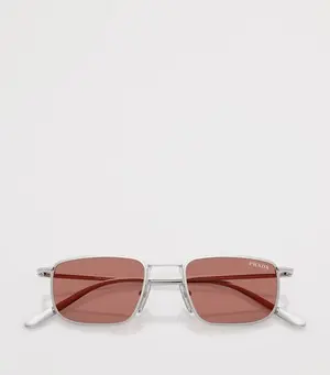 Prada Metal Pillow Sunglasses