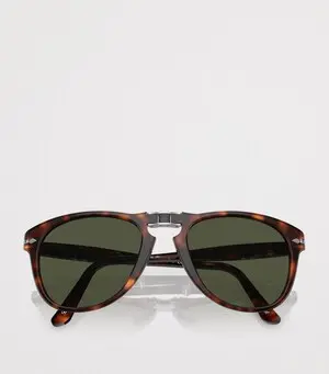 Persol Foldable Pilot Sunglasses