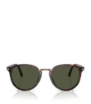 Persol Acetate Rounded Square Sunglasses