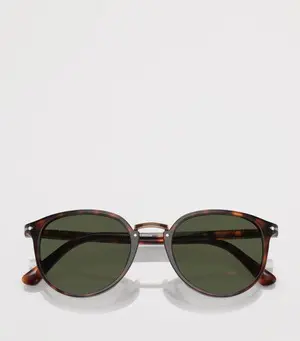 Persol Acetate Rounded Square Sunglasses