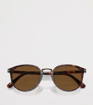 Persol Acetate Rounded Square Sunglasses