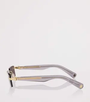 Cartier Narrow Rectangle Sunglasses