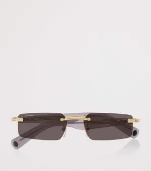 Cartier Narrow Rectangle Sunglasses