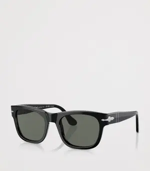 Persol Acetate Rectangle Sunglasses
