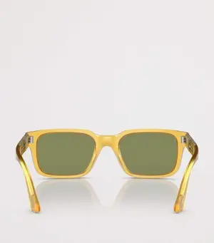 Persol Acetate Rectangle Sunglasses