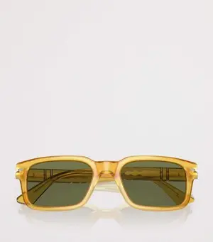 Persol Acetate Rectangle Sunglasses