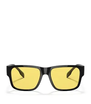 Burberry Knight Square Sunglasses - Black