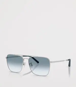 Oliver Spencer R-15 Metal Square Sunglasses