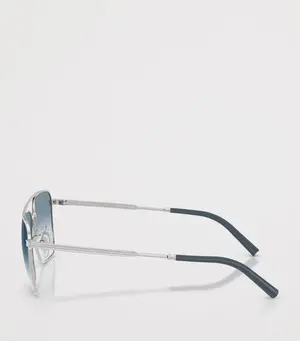 Oliver Spencer R-15 Metal Square Sunglasses
