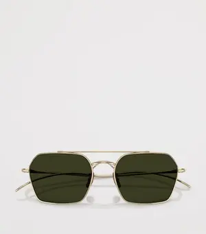Oliver Spencer Titanium Tk-15 Square Frame Sunglasses