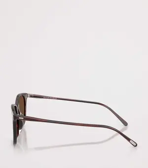 Oliver Spencer Laedin Square Frame Sunglasses - Brown