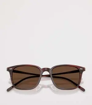 Oliver Spencer Laedin Square Frame Sunglasses - Brown