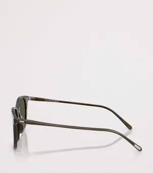 Oliver Spencer Laedin Square Sunglasses - Green