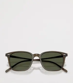 Oliver Spencer Laedin Square Sunglasses - Green