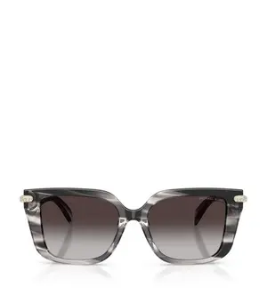 Michael Kors Santo Domingo Square Sunglasses - Black