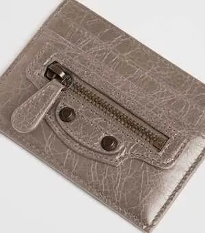 Balenciaga Leather Le City Card Holder - Pink