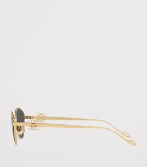 Loewe Anagram Hexagonal Sunglasses