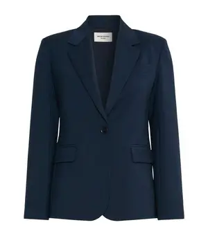 MAX MARA Virgin Wool Single-Breasted Blazer