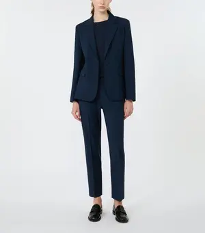Max Mara Virgin Wool Single-breasted Blazer