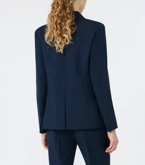 Max Mara Virgin Wool Single-breasted Blazer