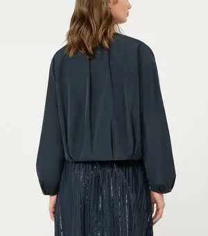 Max Mara Gathered Cropped Jacket