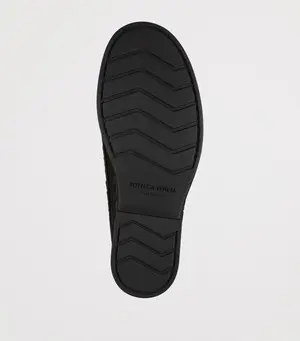 Bottega Veneta Intrecciato Leather Lace-up Loafers