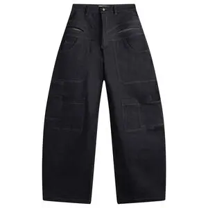 TOLU COKER Banana Pants In Denim - Navy