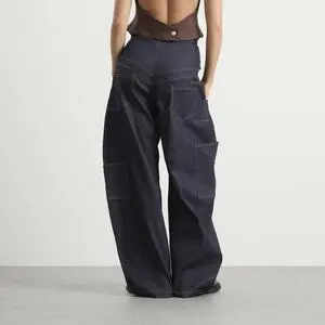 TOLU COKER Banana Denim Pants - Navy