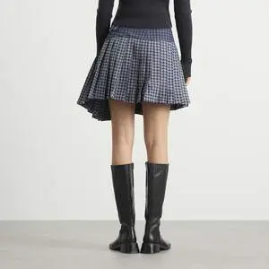 TOLU COKER Kilt Skirt Mini - Indigo
