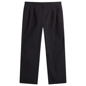 DANTON Double Pleat Easy Pants - Navy