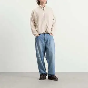PICANTE Boucle Funnel Zip Through Knit