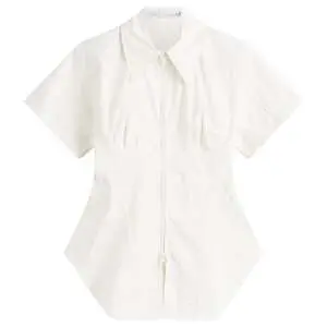 TOLU COKER Panelled Contoured Bustier Blouse