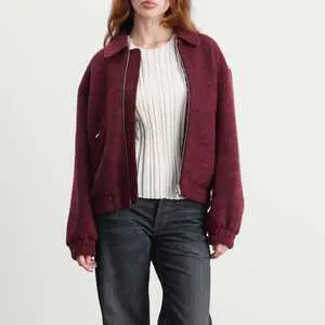 JIL SANDER Zip Up Bomber Jacket