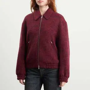 JIL SANDER Zip Up Bomber Jacket