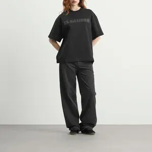 JIL SANDER Logo T-shirt - Black