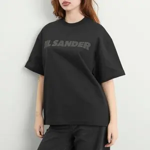 JIL SANDER Logo T-shirt - Black