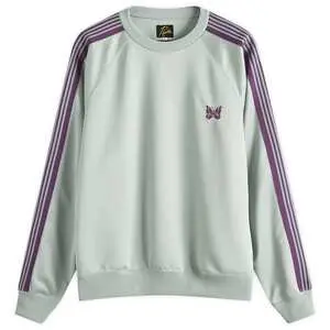 Needles Track Crew Neck Sweatshirt - Sax