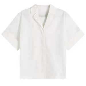 JIL SANDER Boxy Short Sleeve Shirt - White
