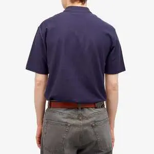 PALMES Textured Zip Polo