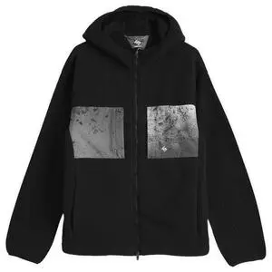 REPRESENT 247 Borg Fleece Jacket - Black