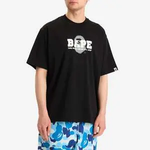 A BATHING APE Graffiti Logo Relaxed Fit Tee