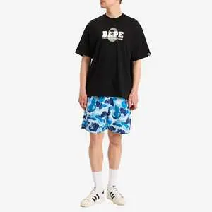 A BATHING APE Graffiti Logo Relaxed Fit Tee