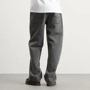 DIME Classic Relaxed Denim Pants - Faded Black