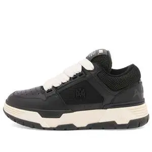 Amiri Ma-1 Lace Up Leather And Mesh Sneakers - Black