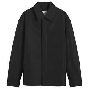 AMI Paris Technical Taffetas Overshirt In | Size: | 100% Polyester | End Clothing - Noir
