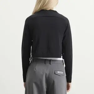 STEL Side Tie V Neck Jumper