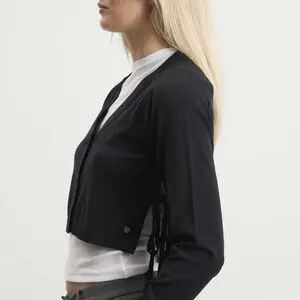 STEL Side Tie V Neck Jumper